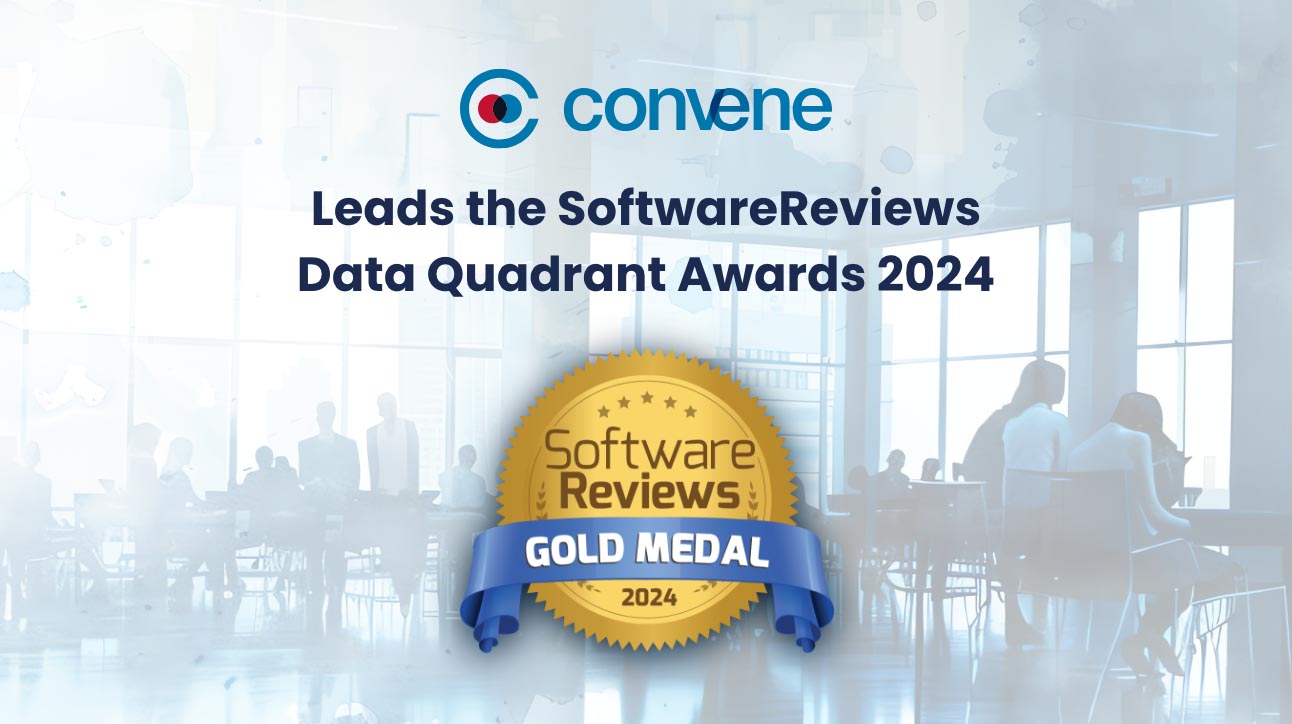 Convene Wins Gold in SoftwareReviews 2024 Data Quadrant Awards | Convene