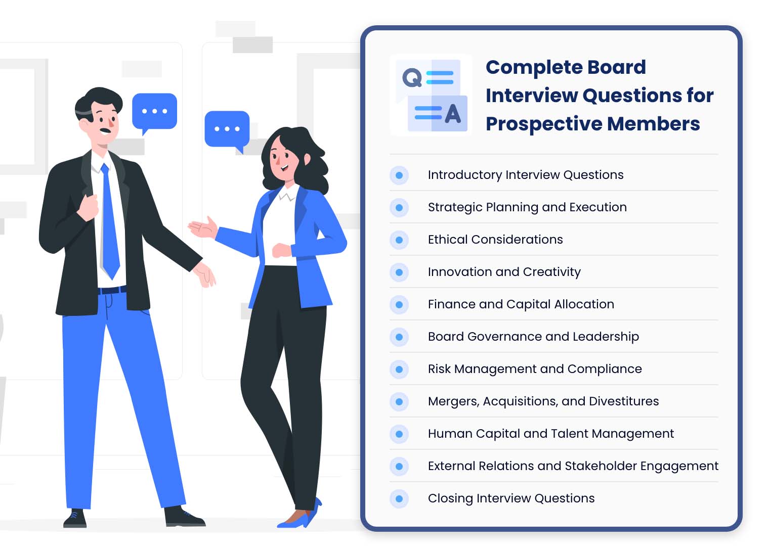 60+ Board Member Interview Questions | Convene 60+ Board Member Interview Questions | Convene
